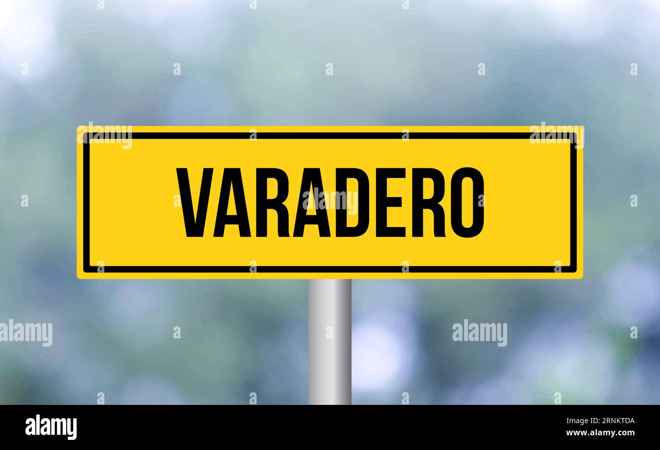 Varadero road sign hi-res stock photography and images - Alamy