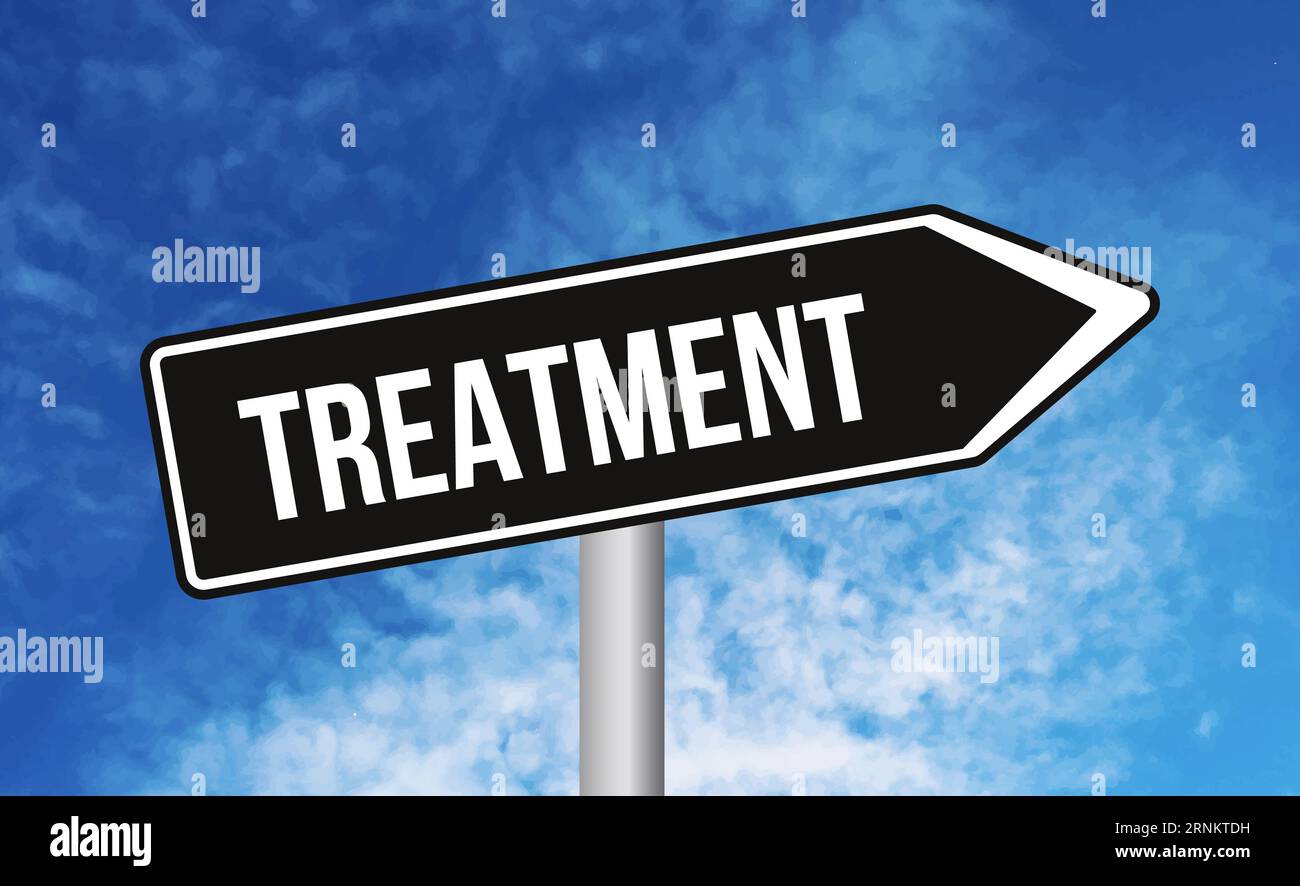 Treatment road sign hi-res stock photography and images - Alamy