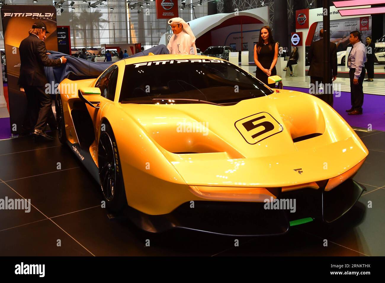 (170419) -- DOHA, April 19, 2017 -- A Pininfarina SpA Fittipaldi EF7 ...