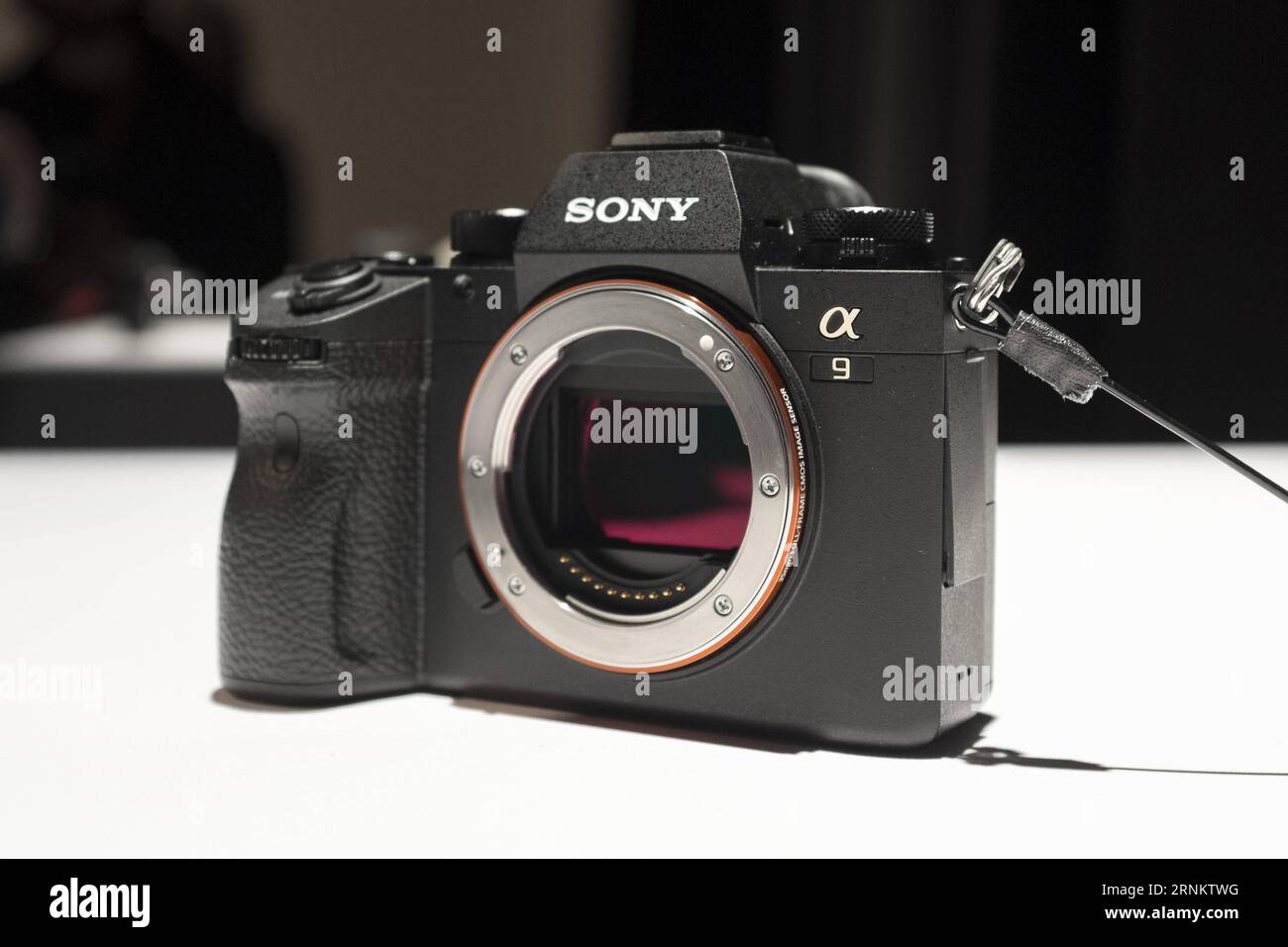 (170419) -- NEW YORK, April 19, 2017 -- Photo taken on April 19, 2017 shows the body of a Sony ...