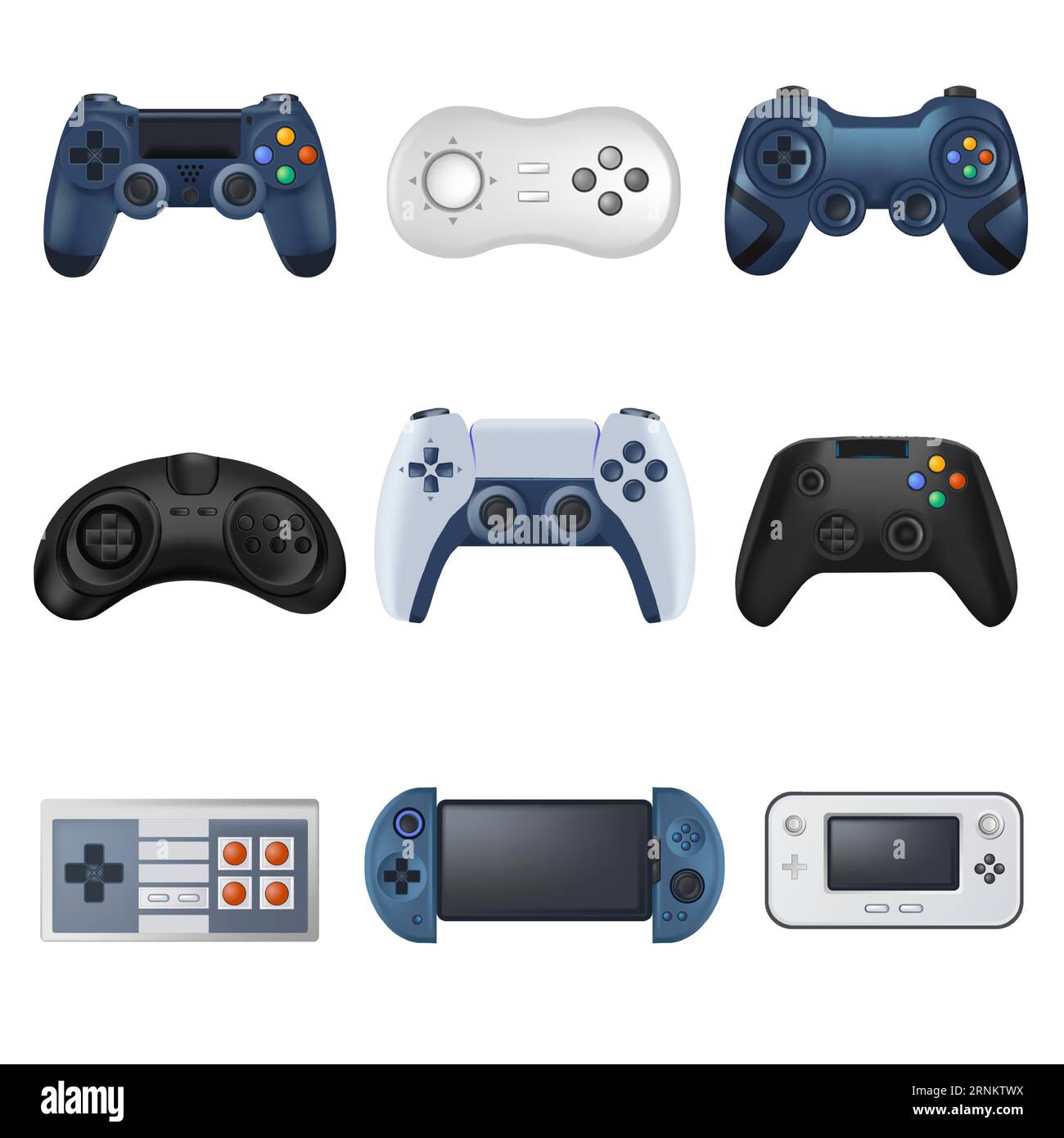 Video games consoles Stock Vector Images - Alamy