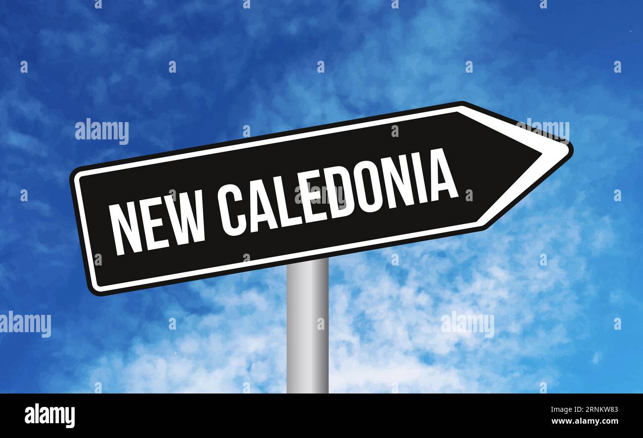 New caledonia road sign hi-res stock photography and images - Alamy