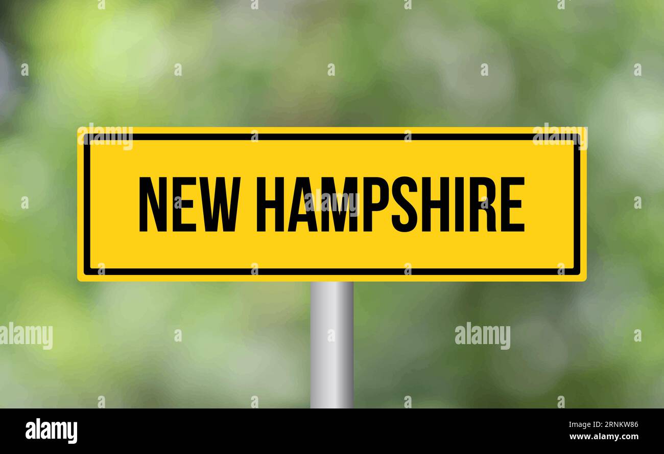 New hampshire road sign hi-res stock photography and images - Alamy