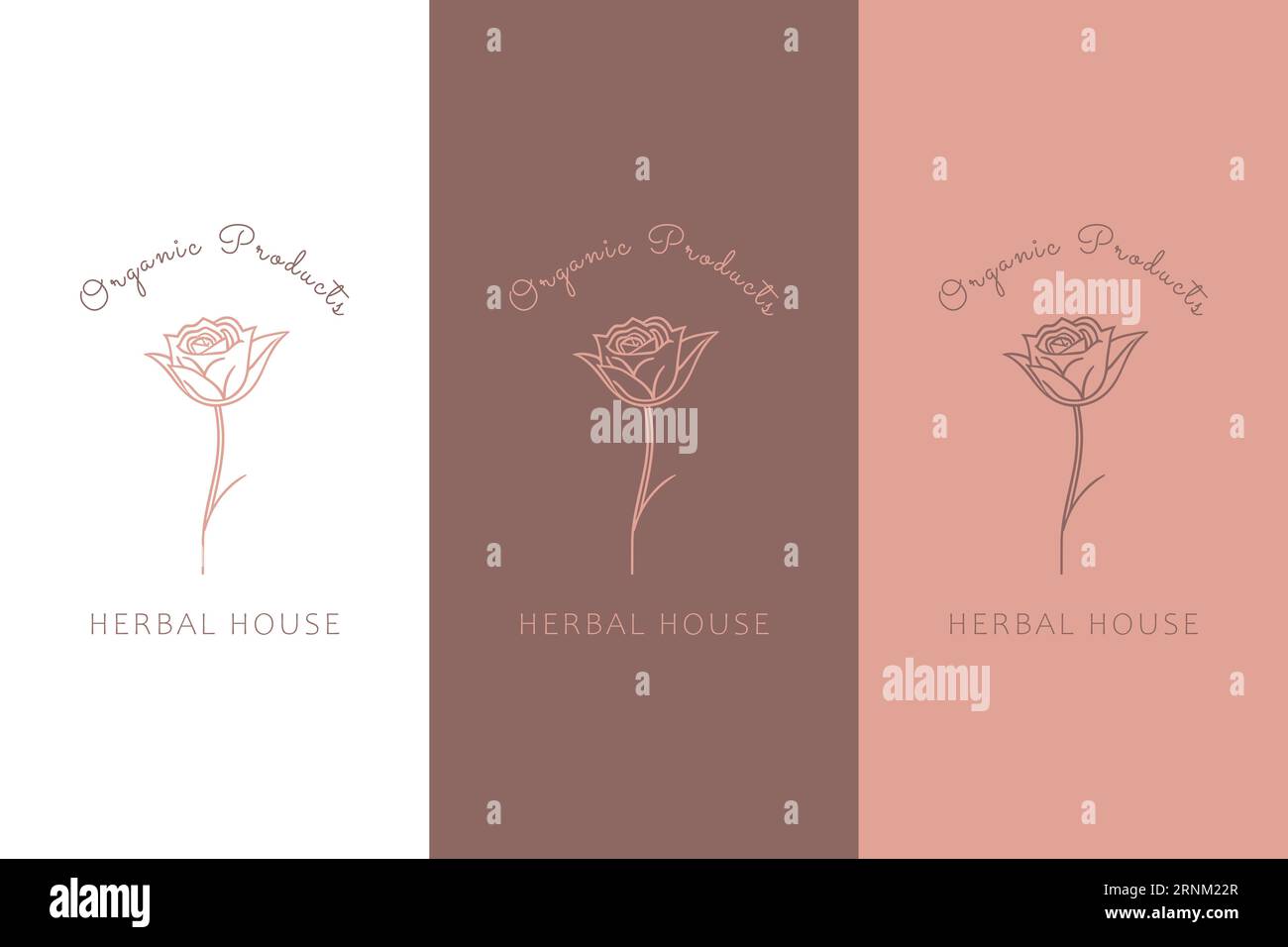 Herbal House Vector Logo for Botanic Products Stock Vector Image & Art ...