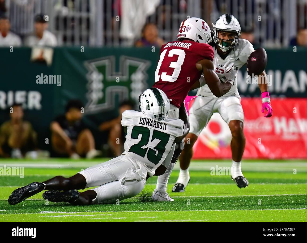 Honolulu, Hawaii, USA. 1st Sep, 2023. Hawaii Warriors defensive back ...