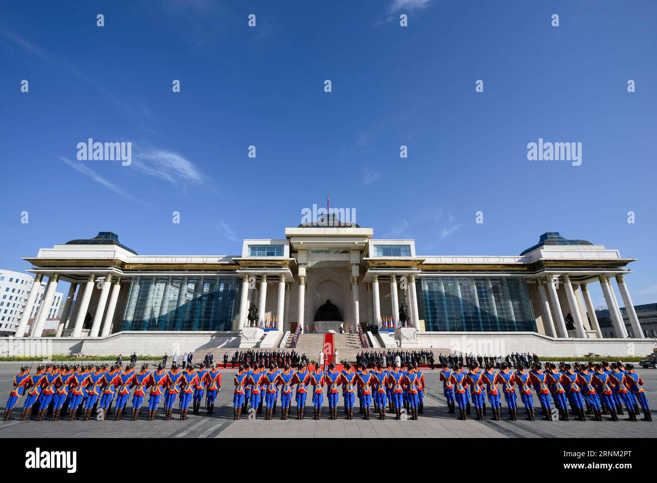 Ulaanbaatar, Mongolia. 02nd Sep, 2023. .Mongolian President Ukhnaagin ...