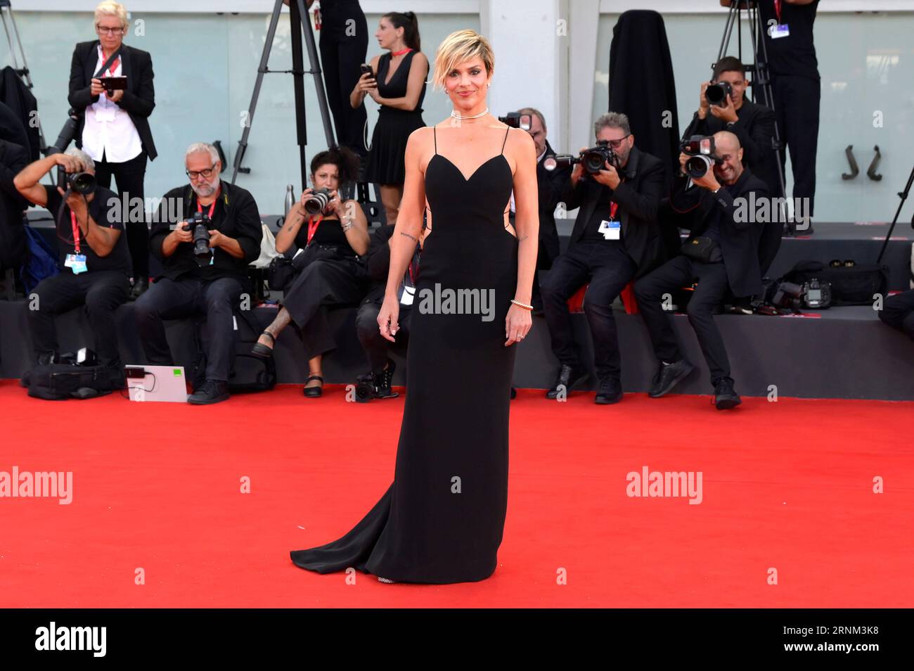 Micaela Ramazzotti attends at red carpet of Felicità movie at Venice ...