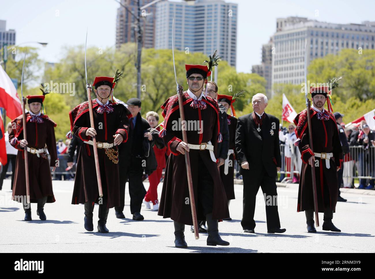 (170507) -- CHICAGO, May 7, 2017 -- People from Polish Community ...