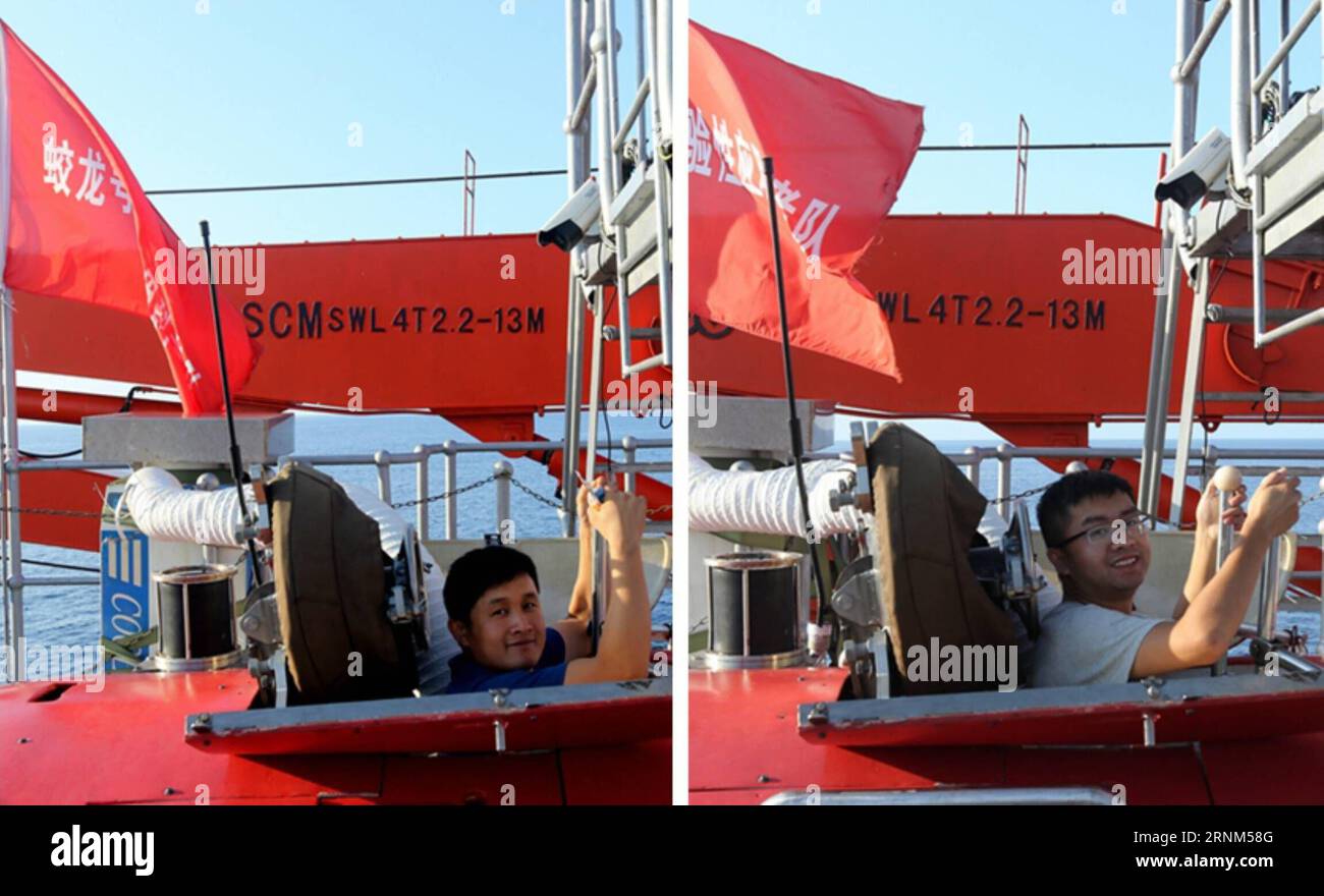 (170510) -- ON BOARD SHIP XIANGYANGHONG 09, May 10, 2017 -- Crew ...