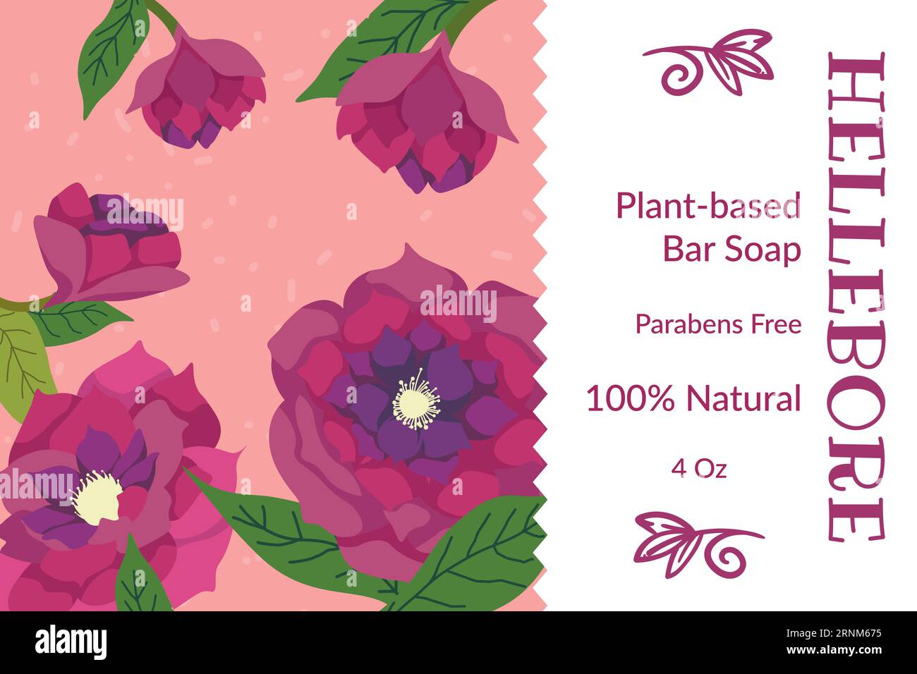 Natural soap cosmetics Stock Vector Images - Alamy