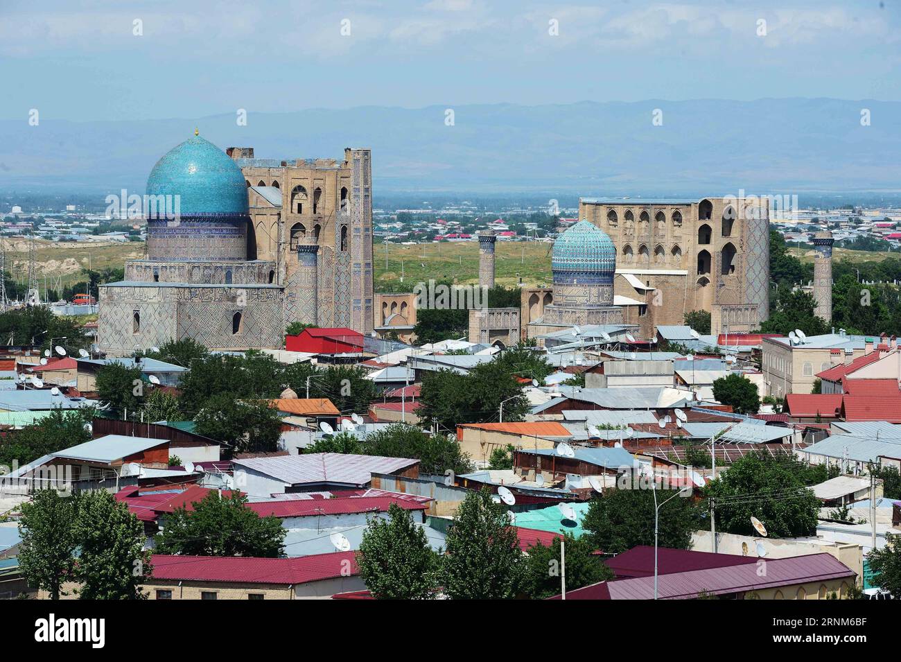 (170513) -- SAMARKAND, May 13, 2017 -- Photo taken on May 8, 2017 shows ...