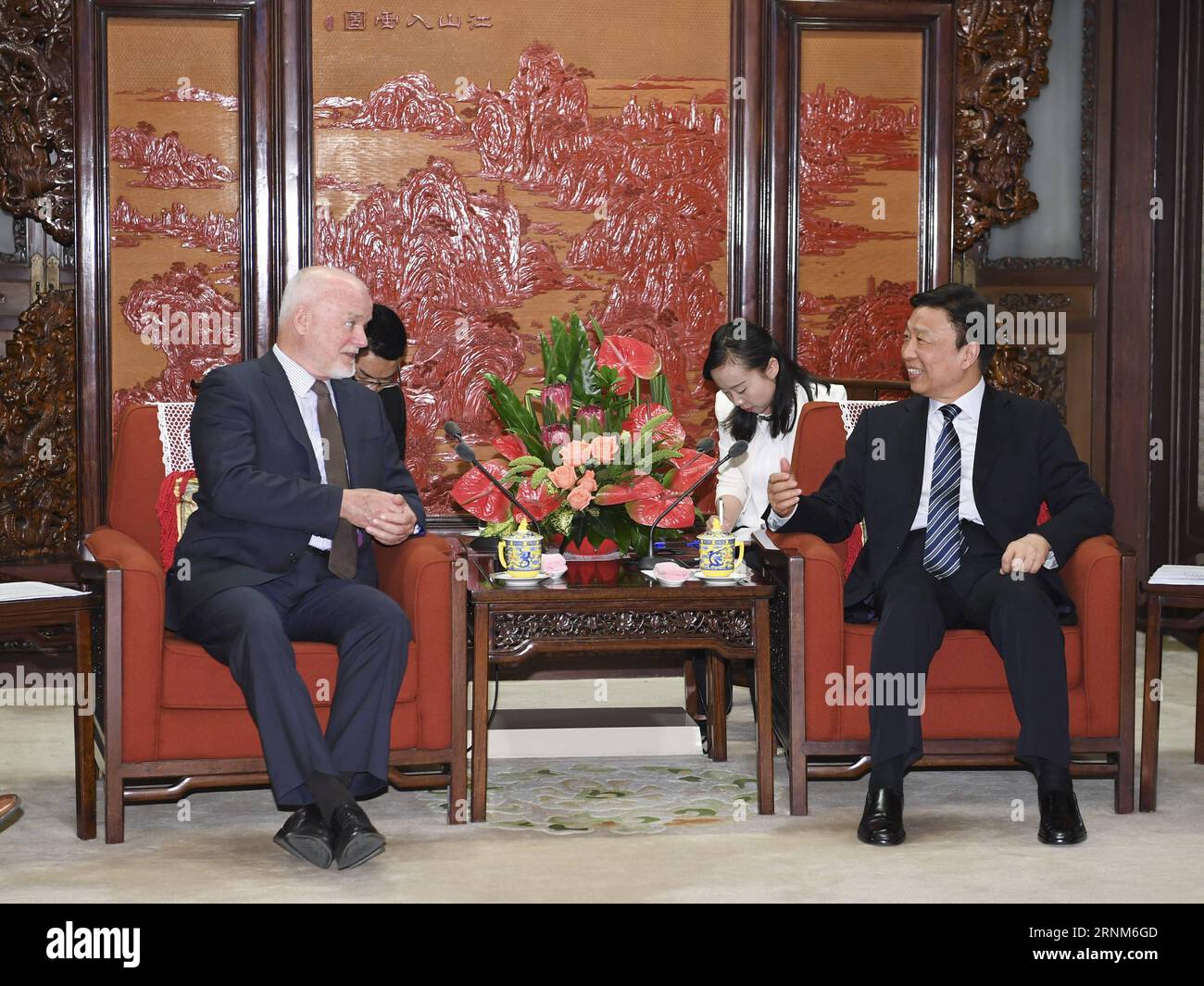 (170513) -- BEIJING, May 13, 2017 -- Chinese Vice President Li Yuanchao ...