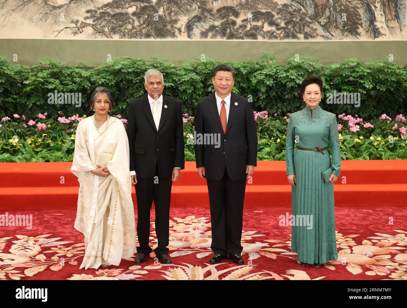 (170514) -- BEIJING, May 14, 2017 -- Chinese President Xi Jinping and ...