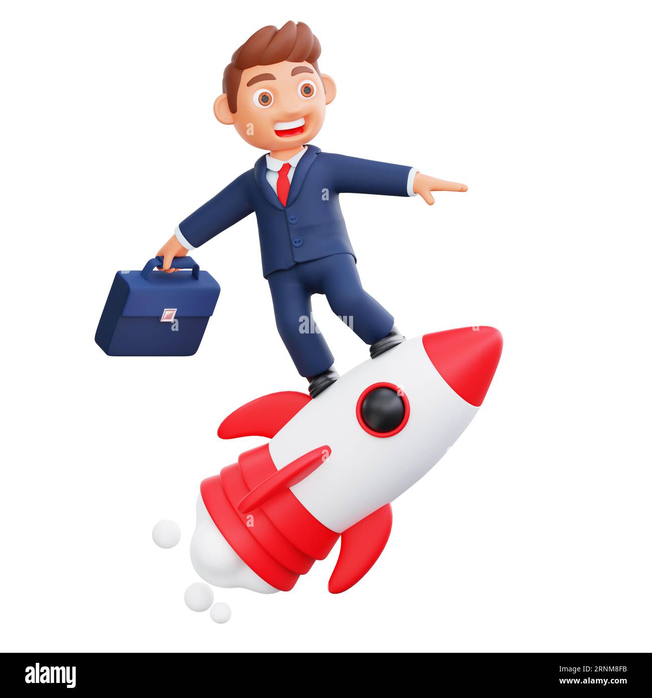 3d businessman character manager in different poses and business ...