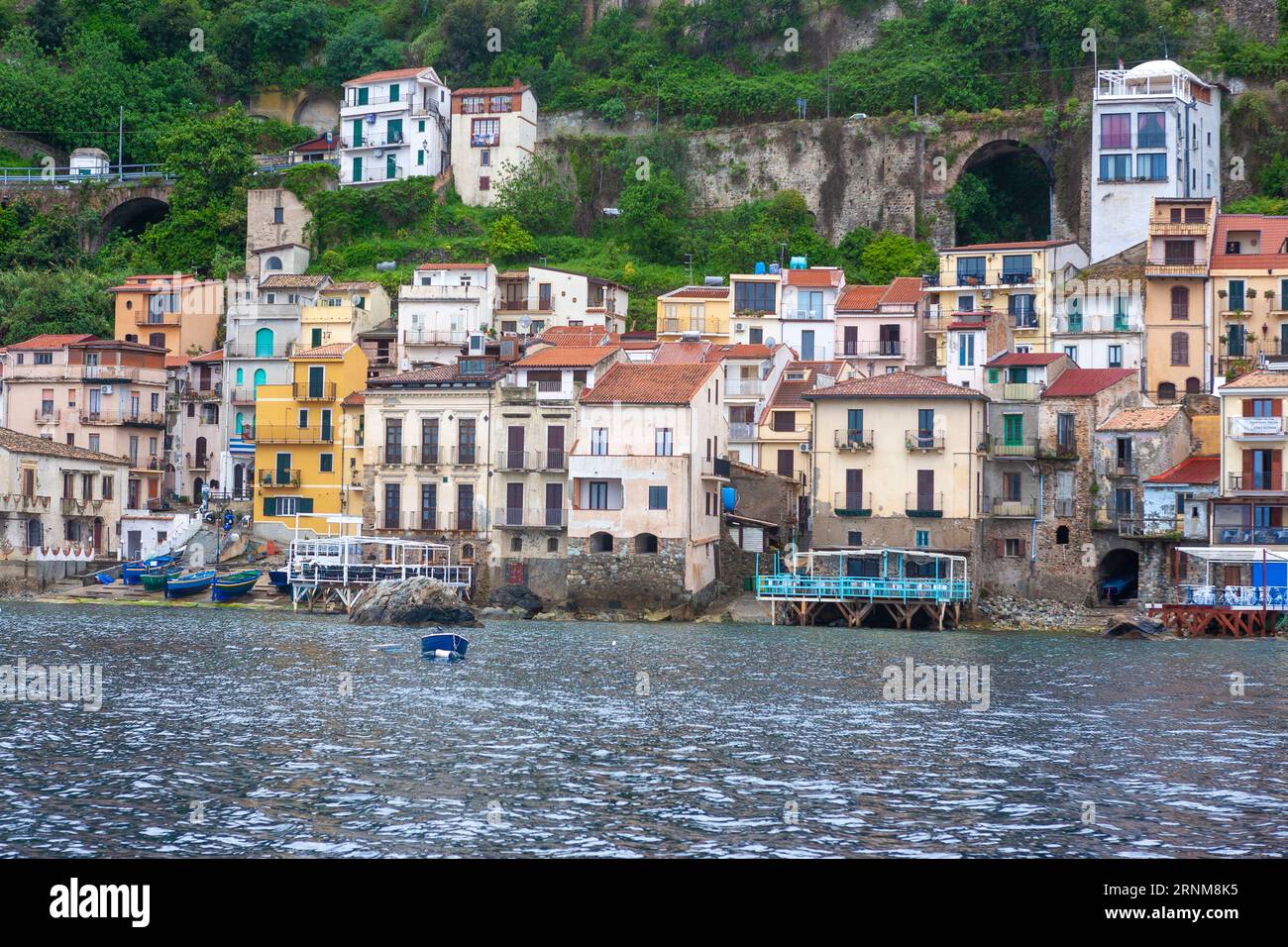 The picturesque old fishing village of Chianalea di Scilla on the Costa ...