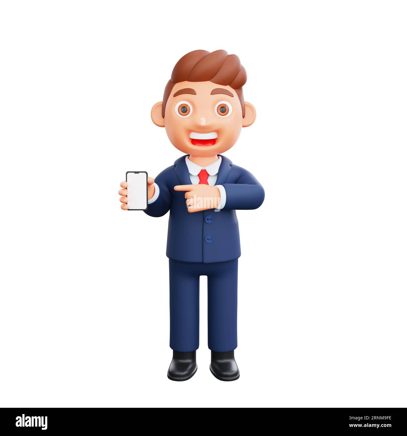 3d businessman character manager in different poses and business ...