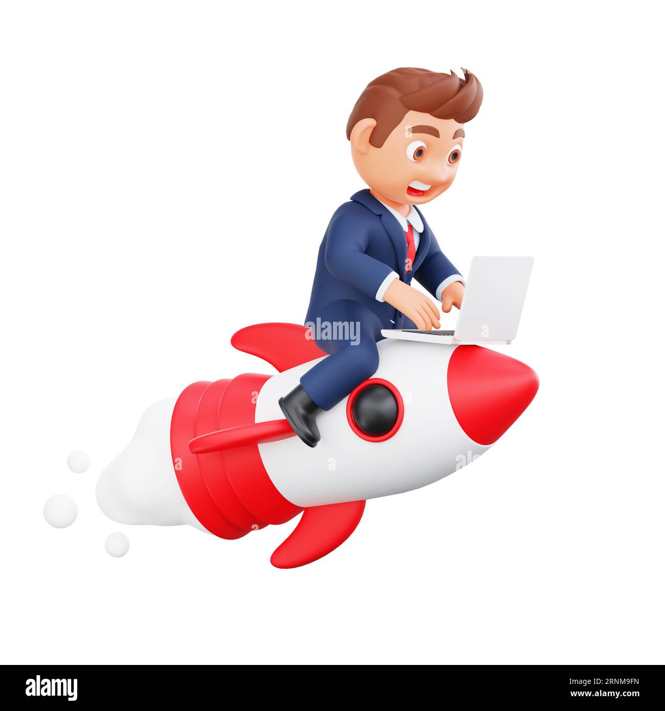 3d businessman character manager in different poses and business ...