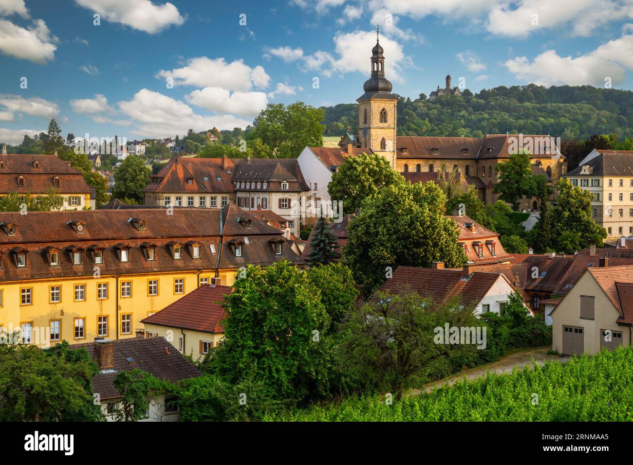 View over the historic city of Bamberg (Franconia, Germany Stock Photo ...