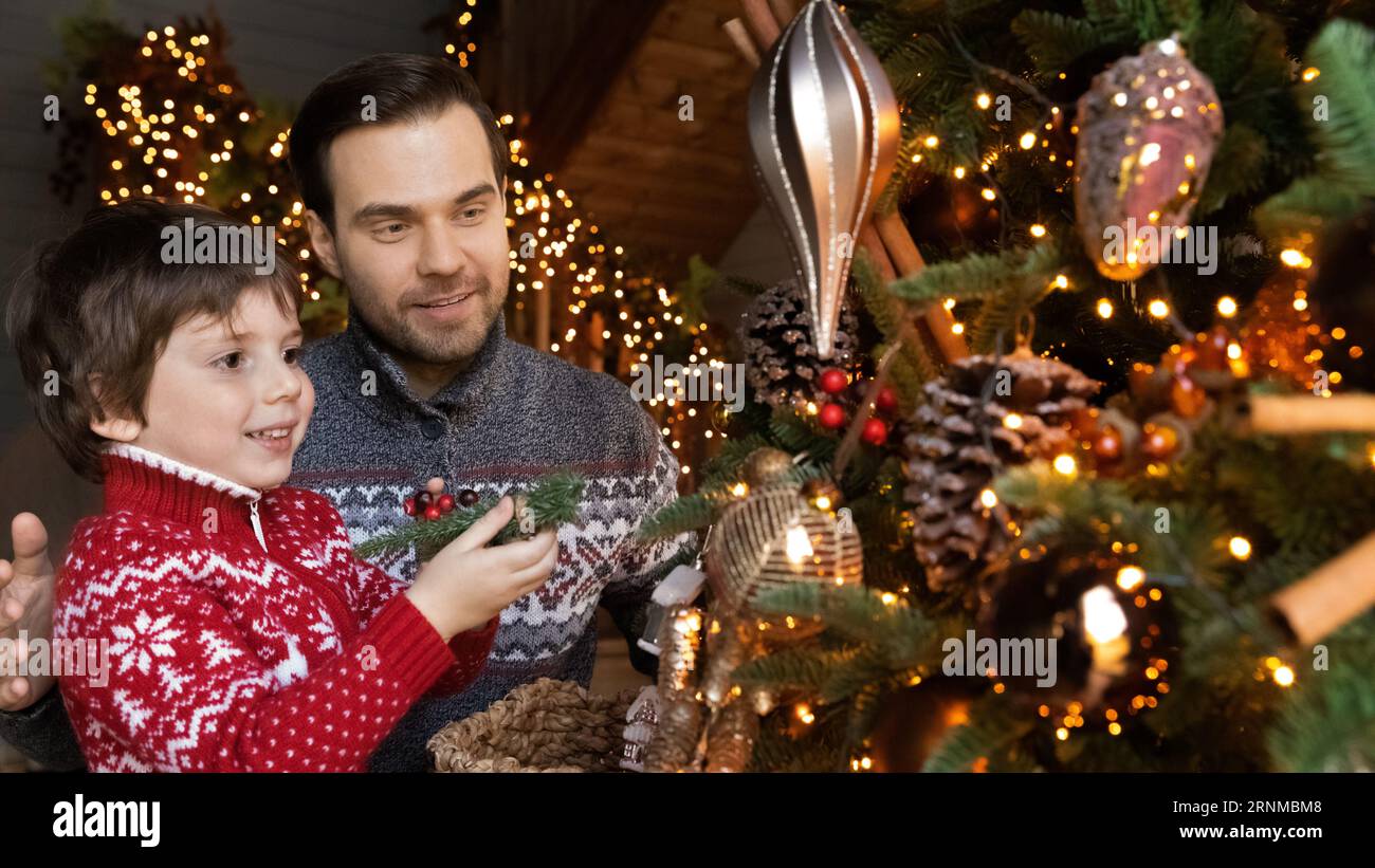 Family christmas home two generations hi-res stock photography and ...