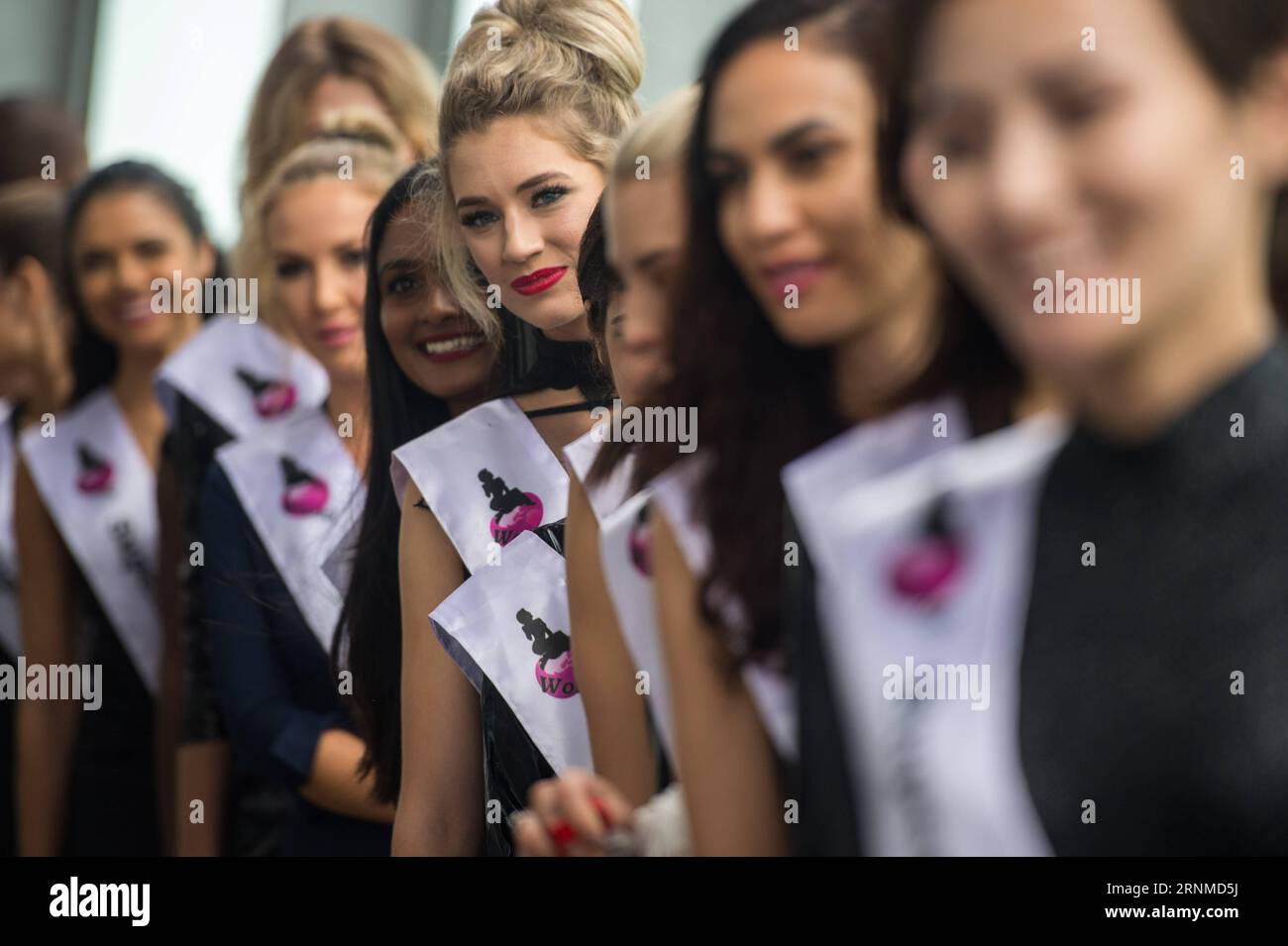 (170523) -- MACAO, May 23, 2017 -- Models attend the launching ceremony ...