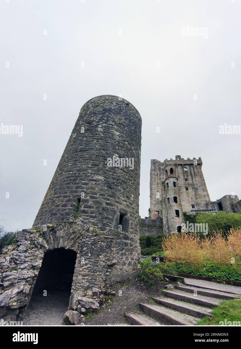 Old celtic house wall, Blarney castle in Ireland, old ancient celtic ...