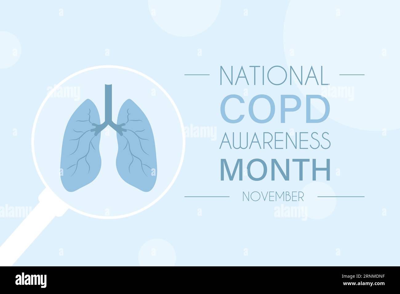 World Chronic Obstructive Pulmonary Disease Day Stock Vector Image ...