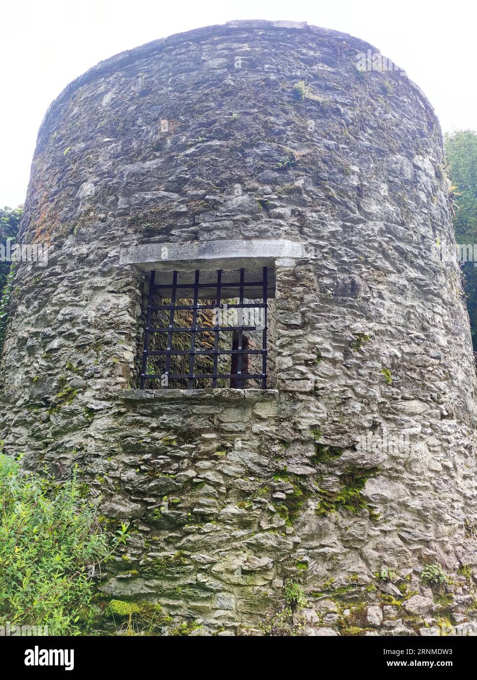 Old celtic prison tower, Blarney castle in Ireland, ancient ...