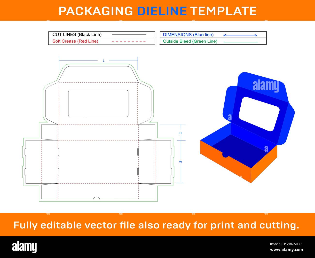 Rectangle Gift Box Template