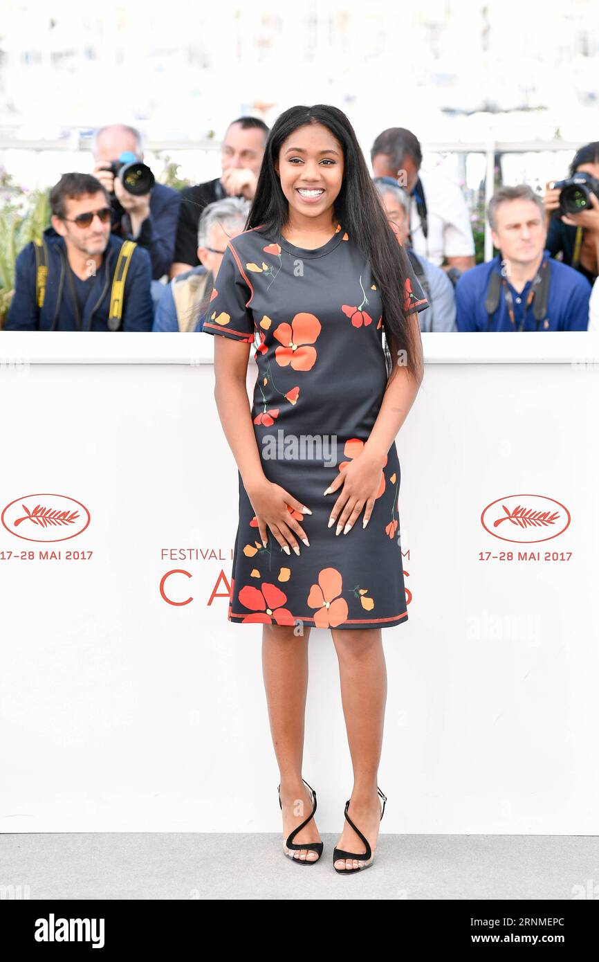 (170525) -- CANNES, May 25, 2017 -- Actress Taliah Webster of the film ...