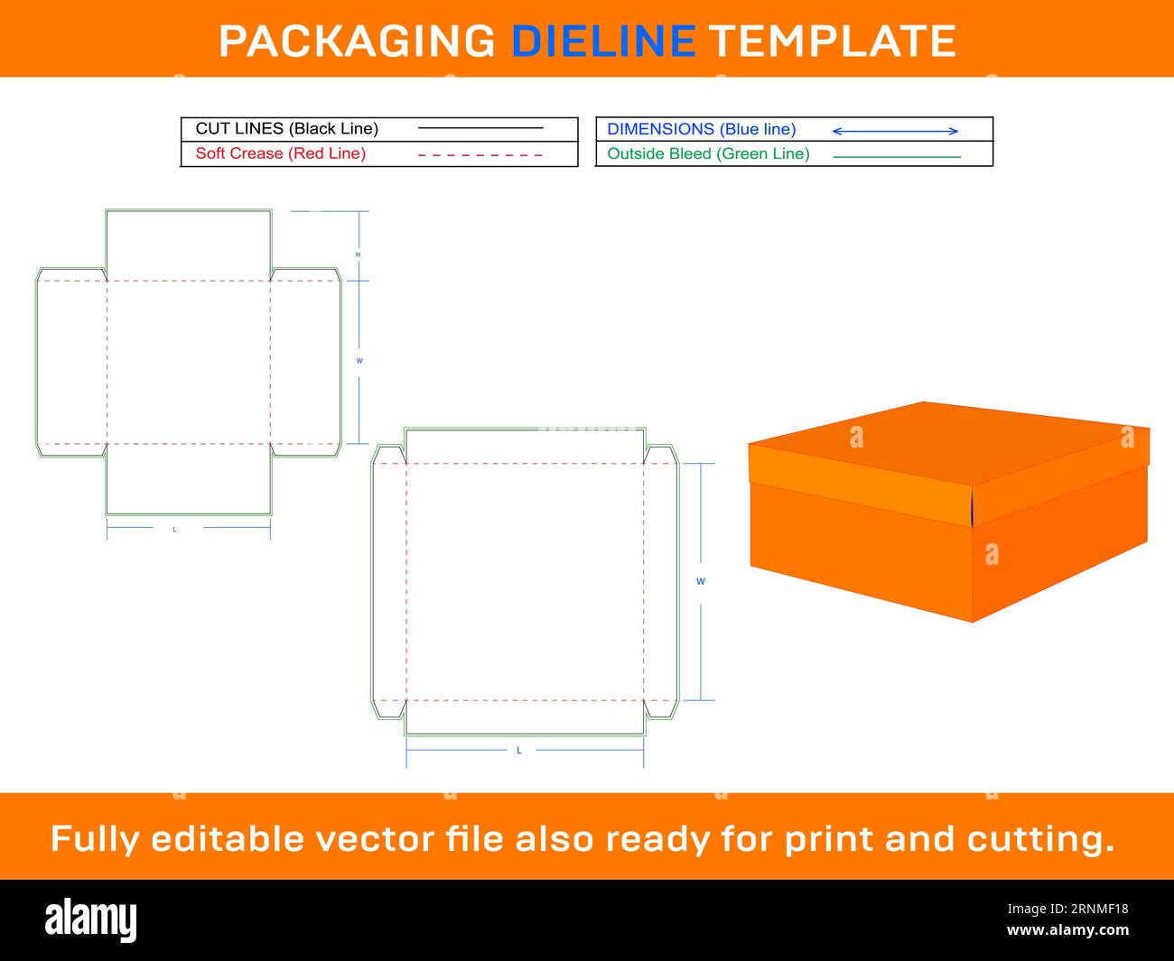 Advertise packaging die line hi-res stock photography and images - Alamy