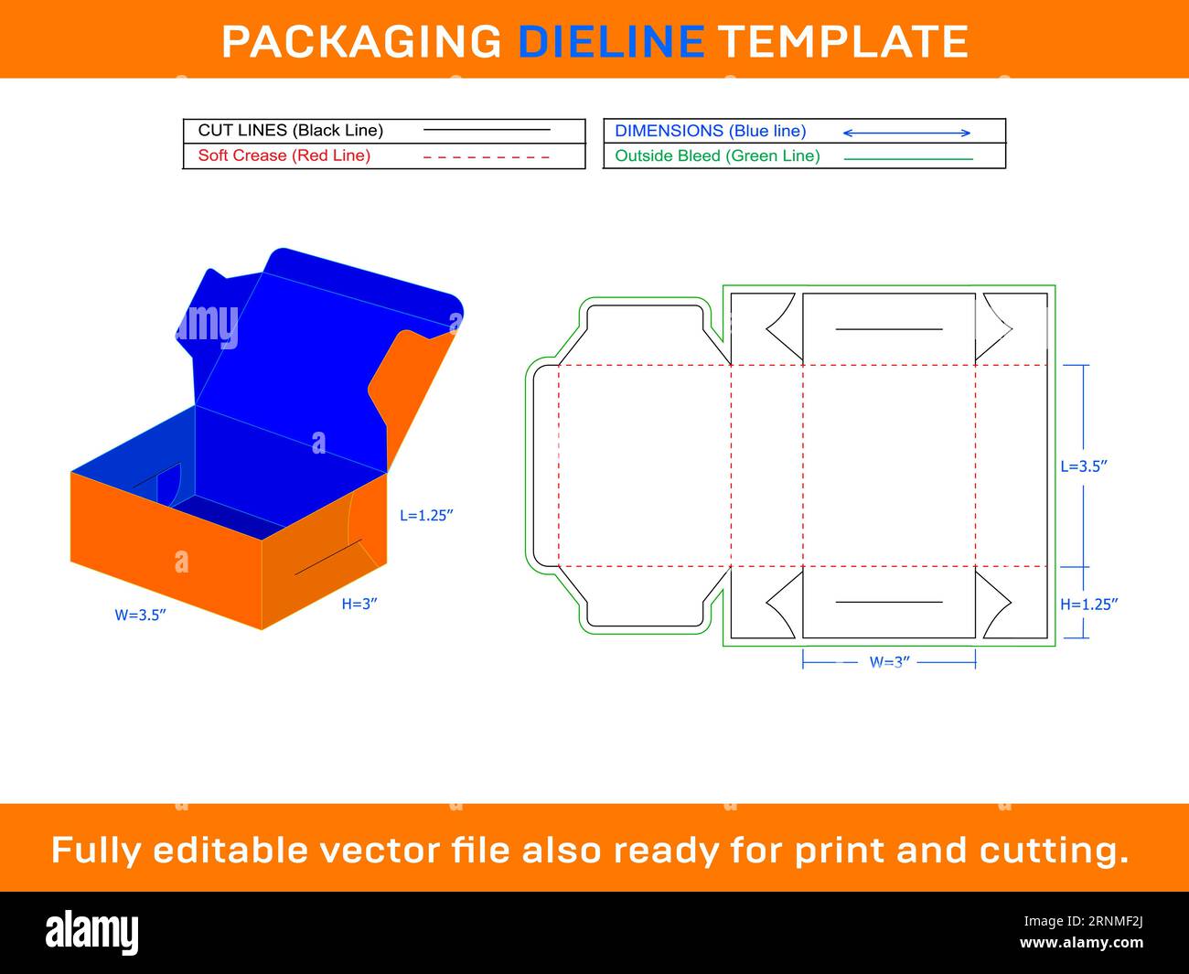Classic Box, Storage Box, Shipping Box, Die line Template, SVG, Ai, EPS ...