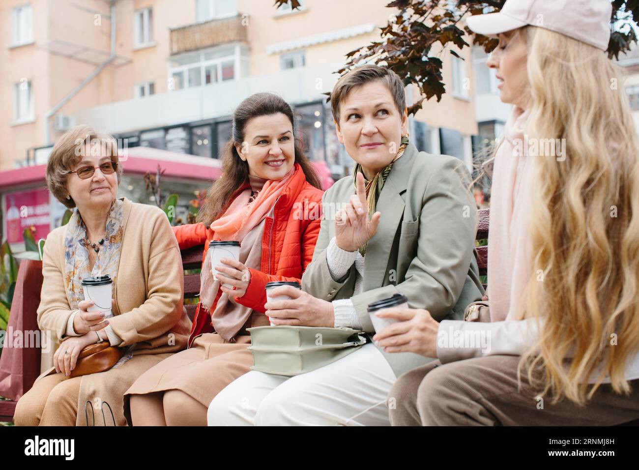 Friendship senior women on hi-res stock photography and images - Alamy