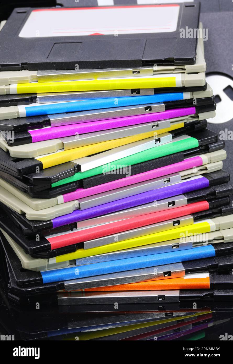 old floppy disks used to save data from 90s computer Stock Photo - Alamy