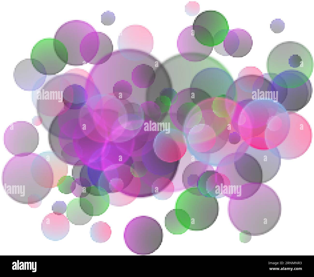 Colorful bubbles background. Abstract light circle flow Stock Vector ...