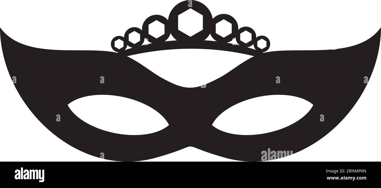Illustration of an elegant venetian mask Stock Vector Images - Alamy