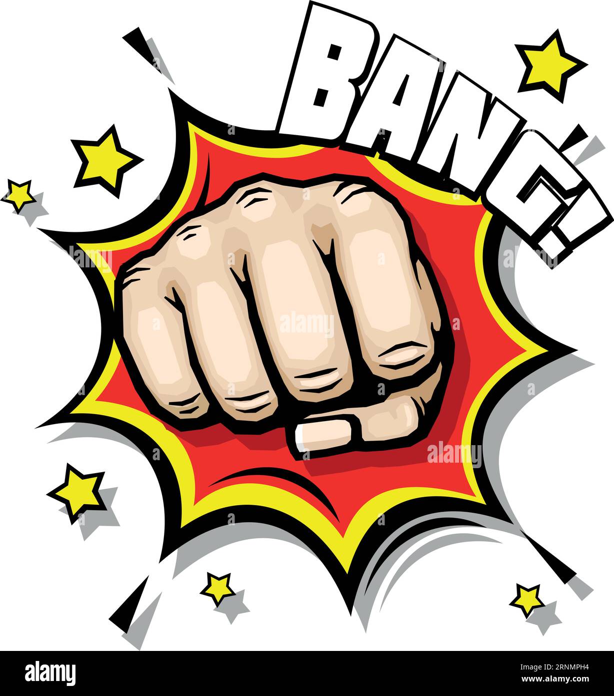 Cartoon punch Cut Out Stock Images & Pictures - Alamy