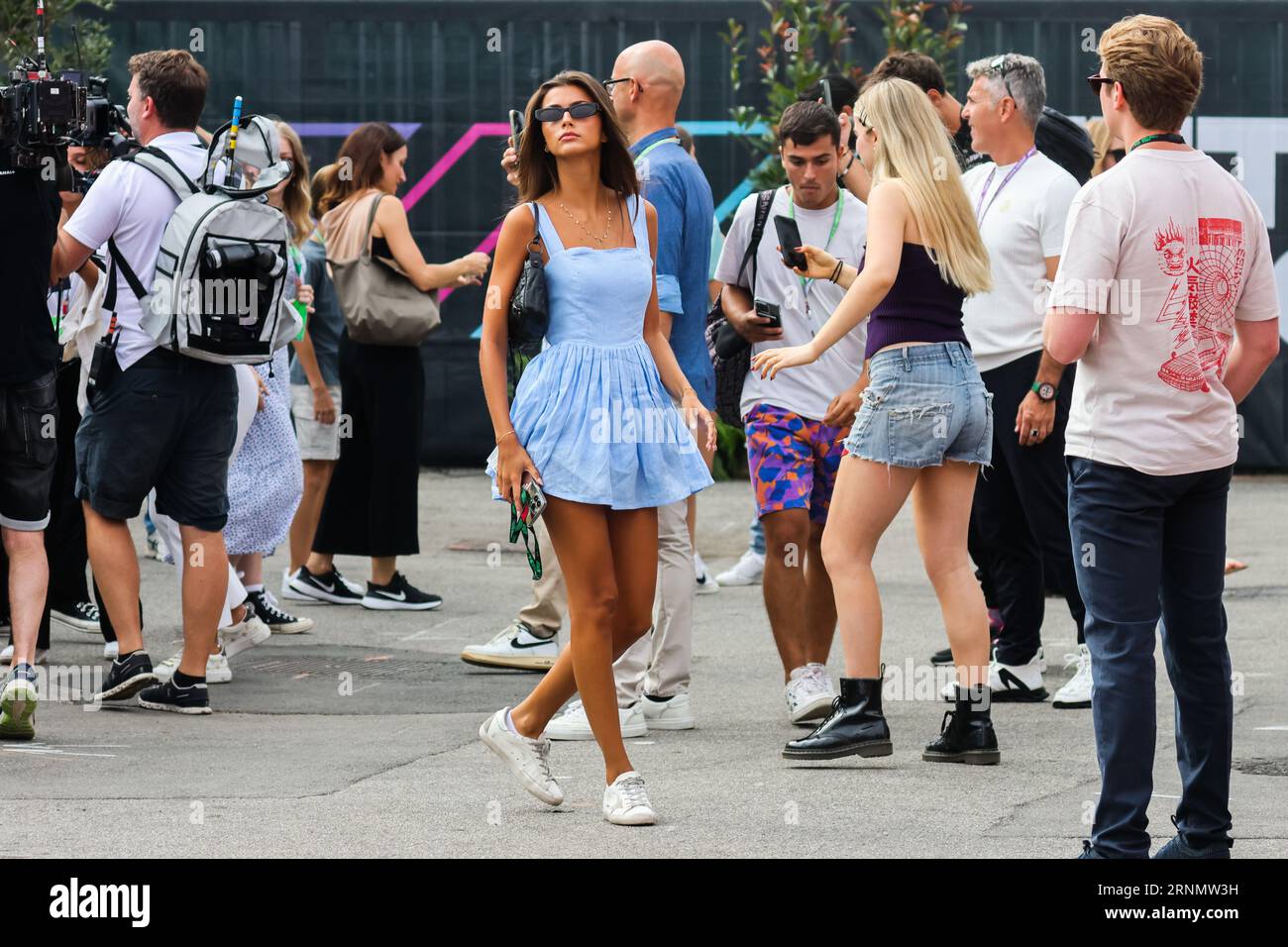 Monza, Italy. 2nd Sep, 2023. Pierre Gasly's girlfriend, Kika Cerqueira ...