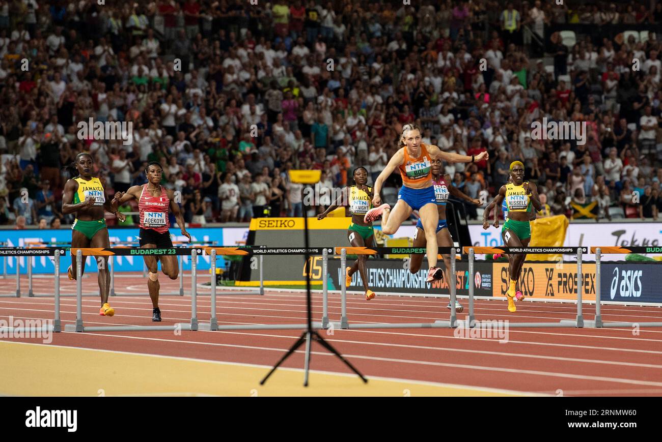 Femke Bol of the Netherlands on her way to winning the women's 400m ...