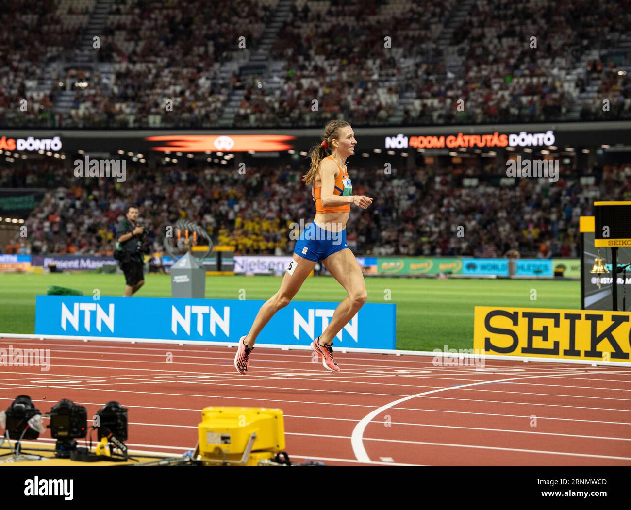 Femke Bol of the Netherlands on her way to winning the women's 400m ...