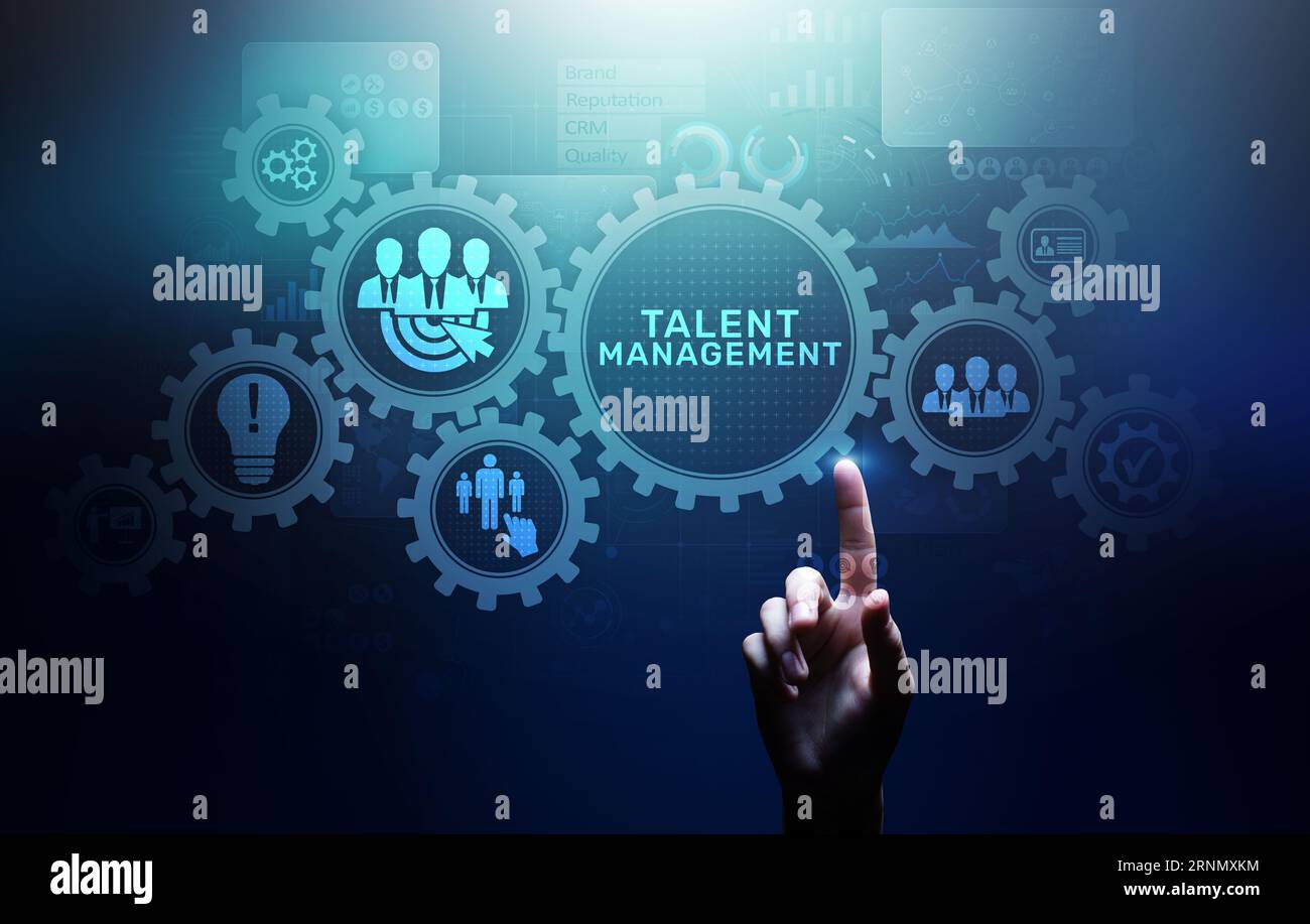 Talent management HR human resources management Team building concept ...