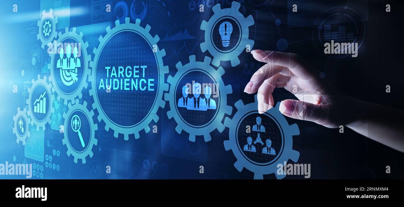 Target audience customer segmentation marketing strategy concept on ...