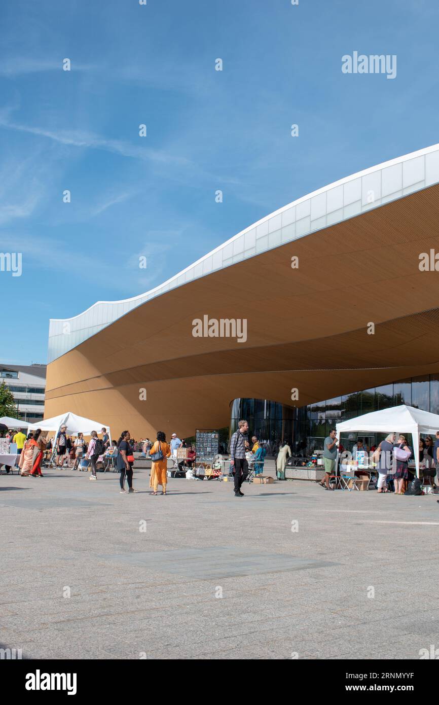 Helsinki Finland 8.14.2023 Oodi is Helsinki s new Central Library ...