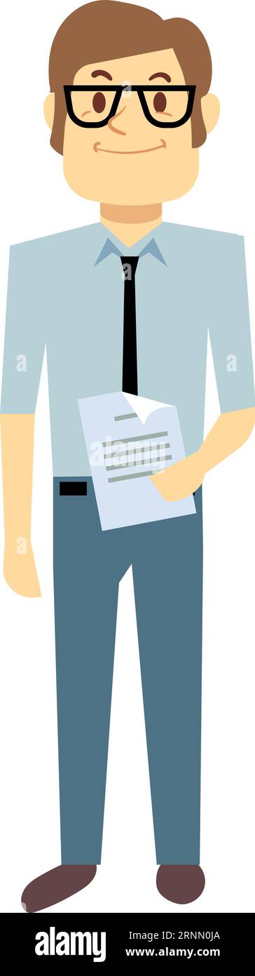 Worker cartoon hi-res stock photography and images - Alamy