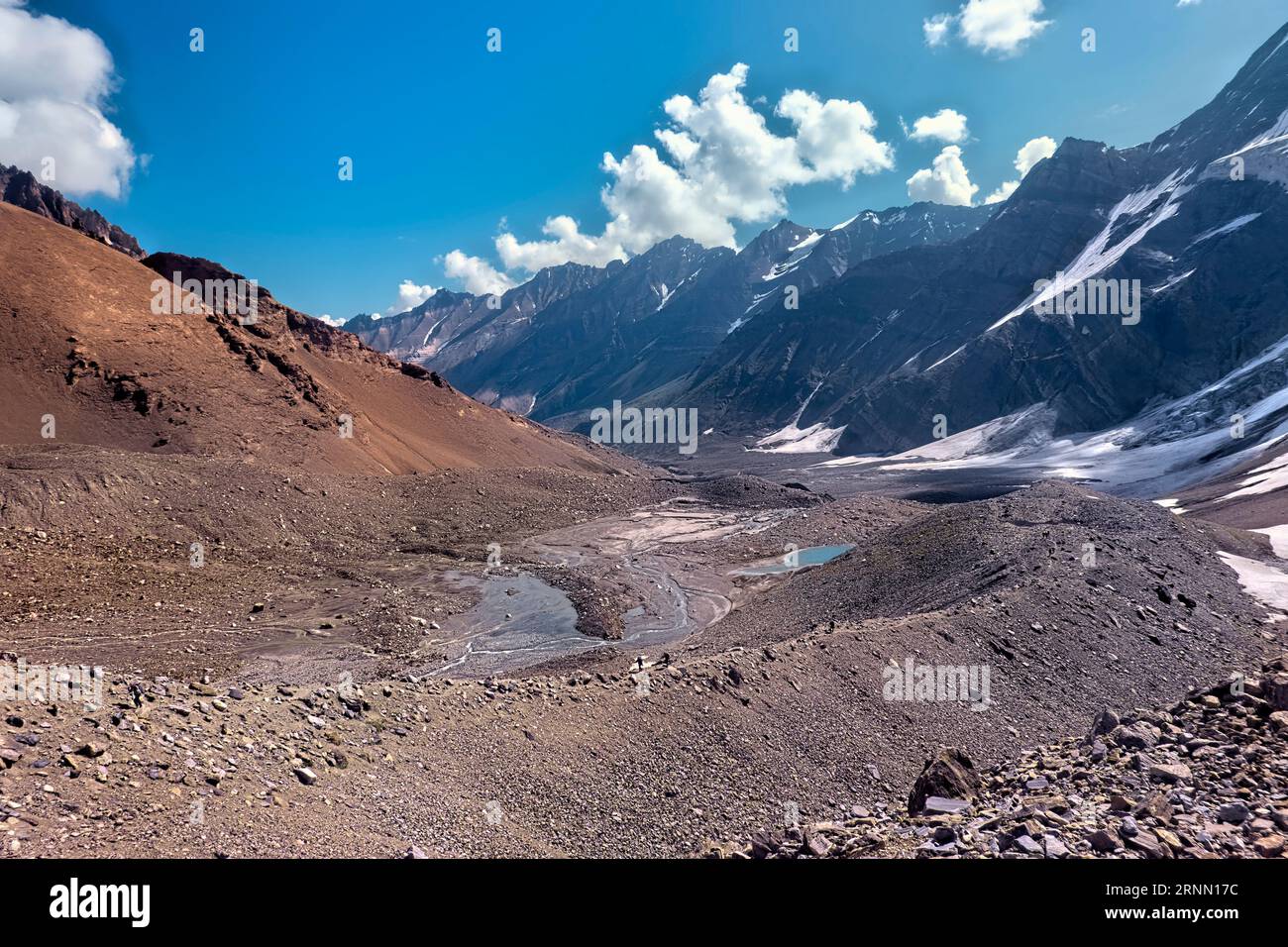 Trekking across the Lomvilad Pass from Zanskar to the Warwan Valley ...