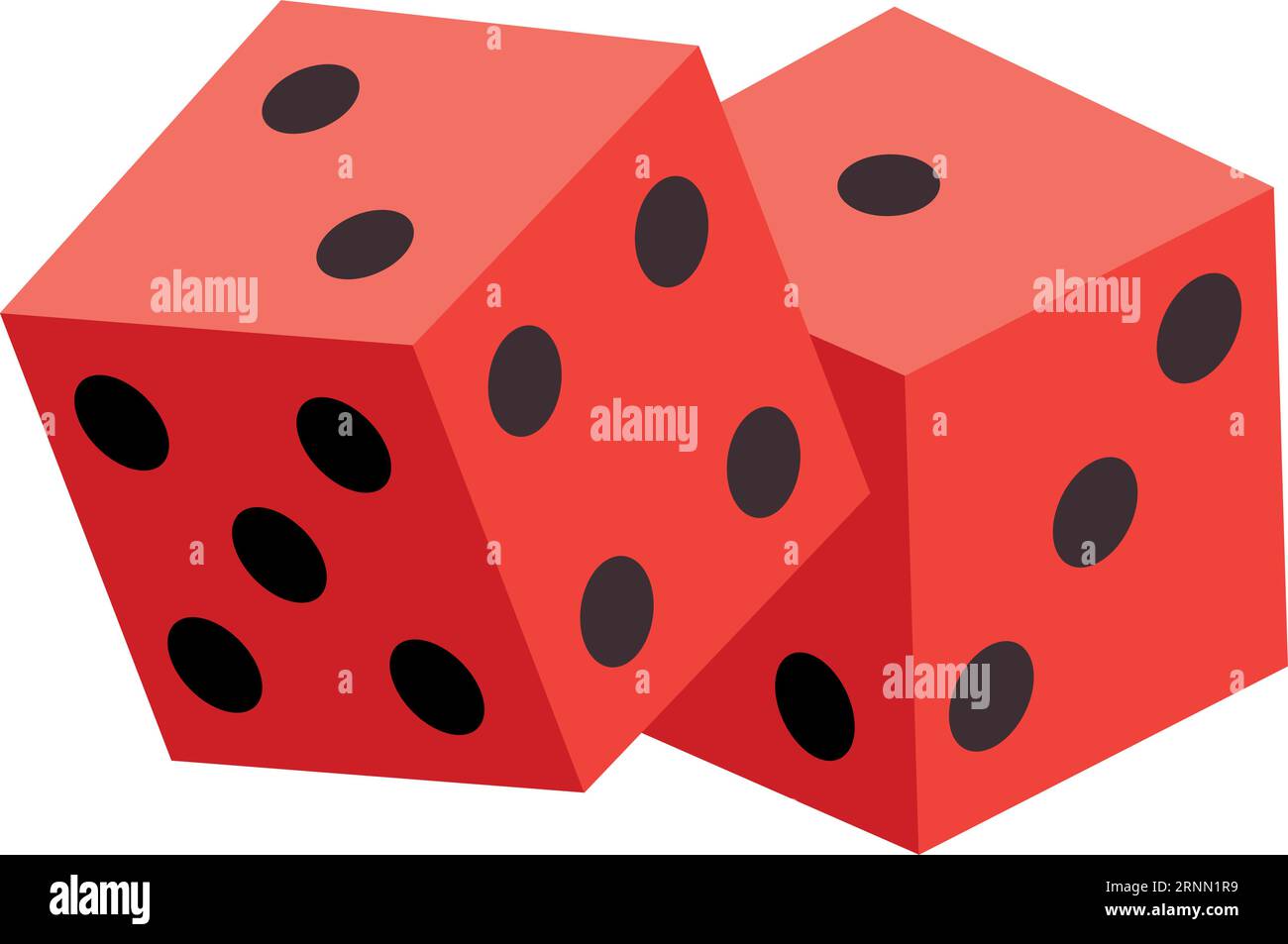 Pair of die Stock Vector Images - Alamy