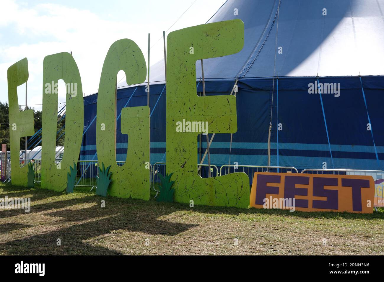EdgeFest 2023, Music Festival. On-site branding prior to the event at ...