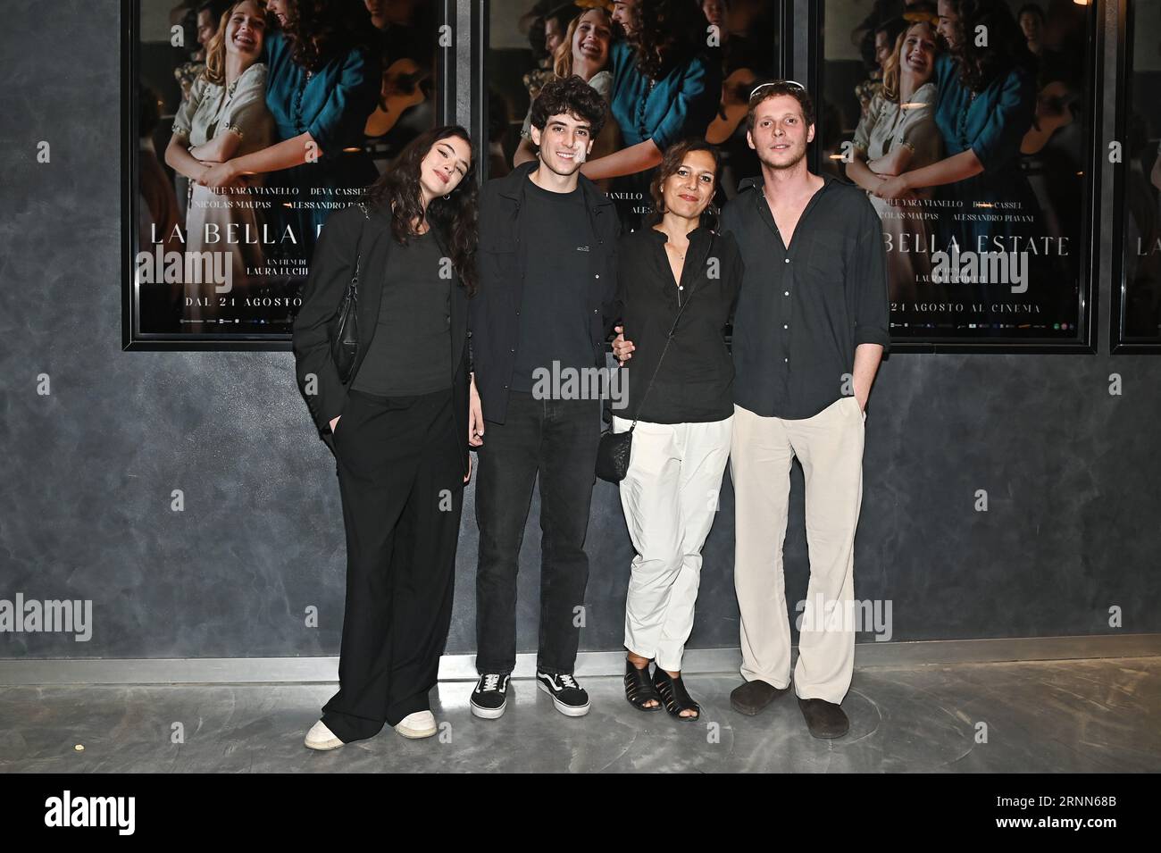 Italy. 01st Sep, 2023. Deva Cassel, Nicolas Maupas, Laura Lucchetti ...