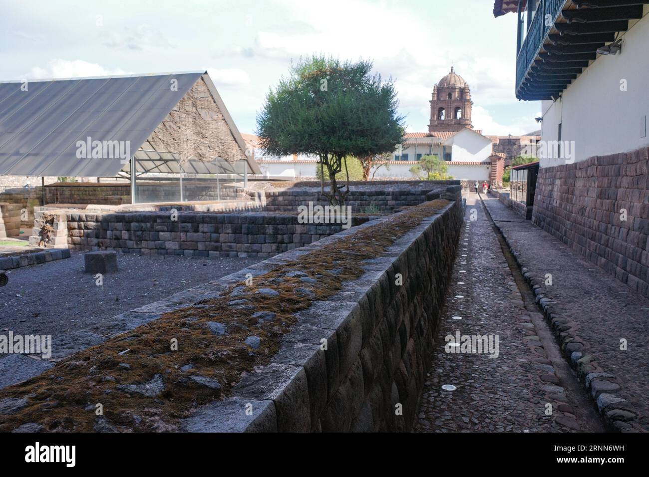 Cusco, Peru - Dec 5, 2022: Kusicancha archaeological site, Inca ruins ...