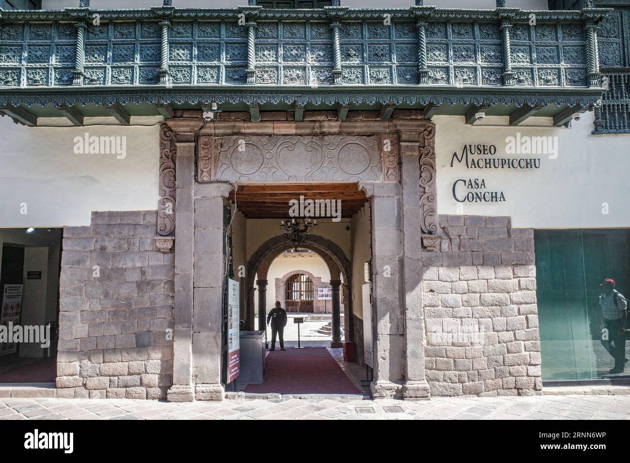 Cusco, Peru - Dec 5, 2022: Entrance to the Casa Concha Machu Picchu ...