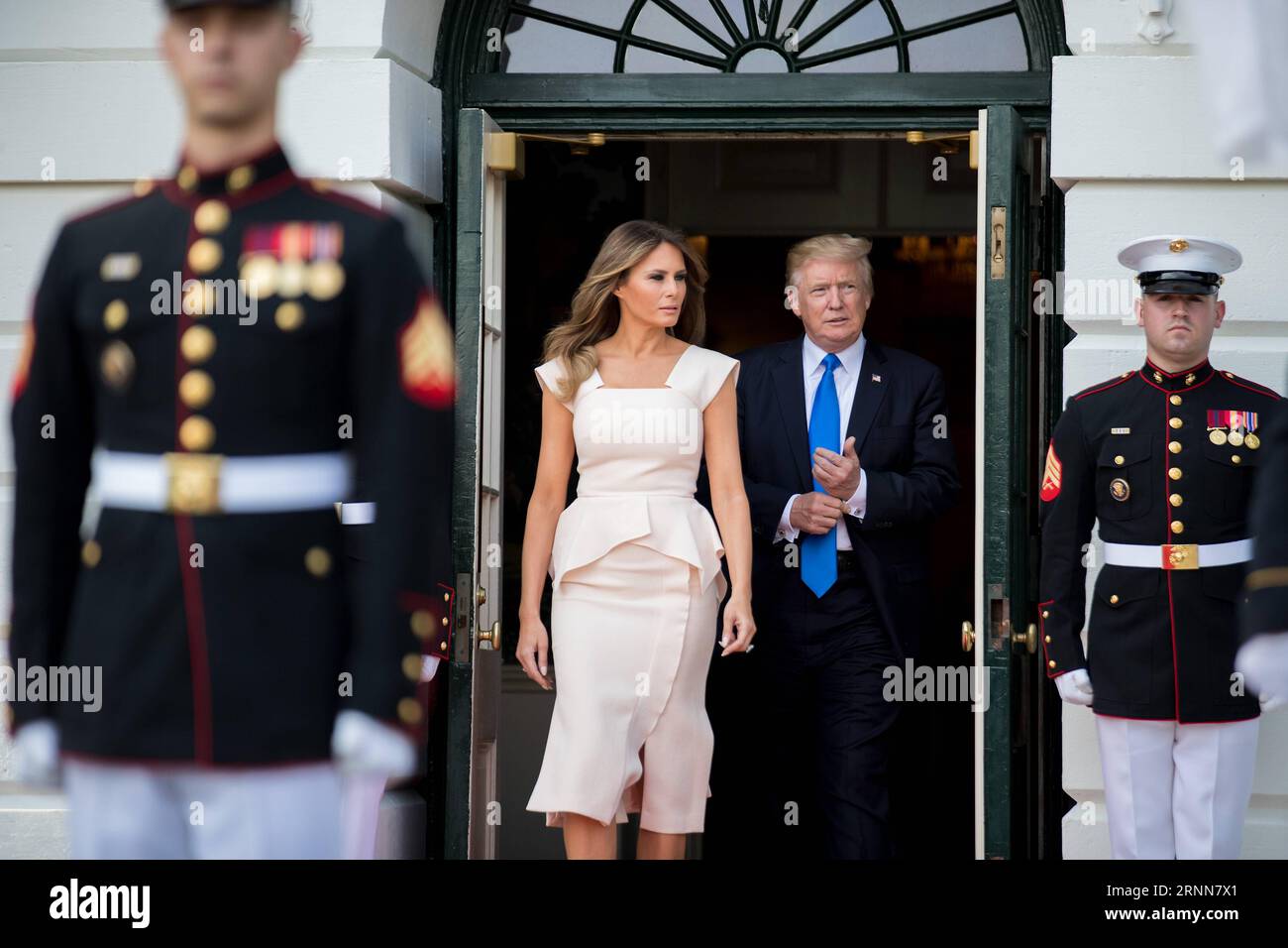 (170630) -- WASHINGTON, June 30, 2017 -- U.S. President Donald Trump ...